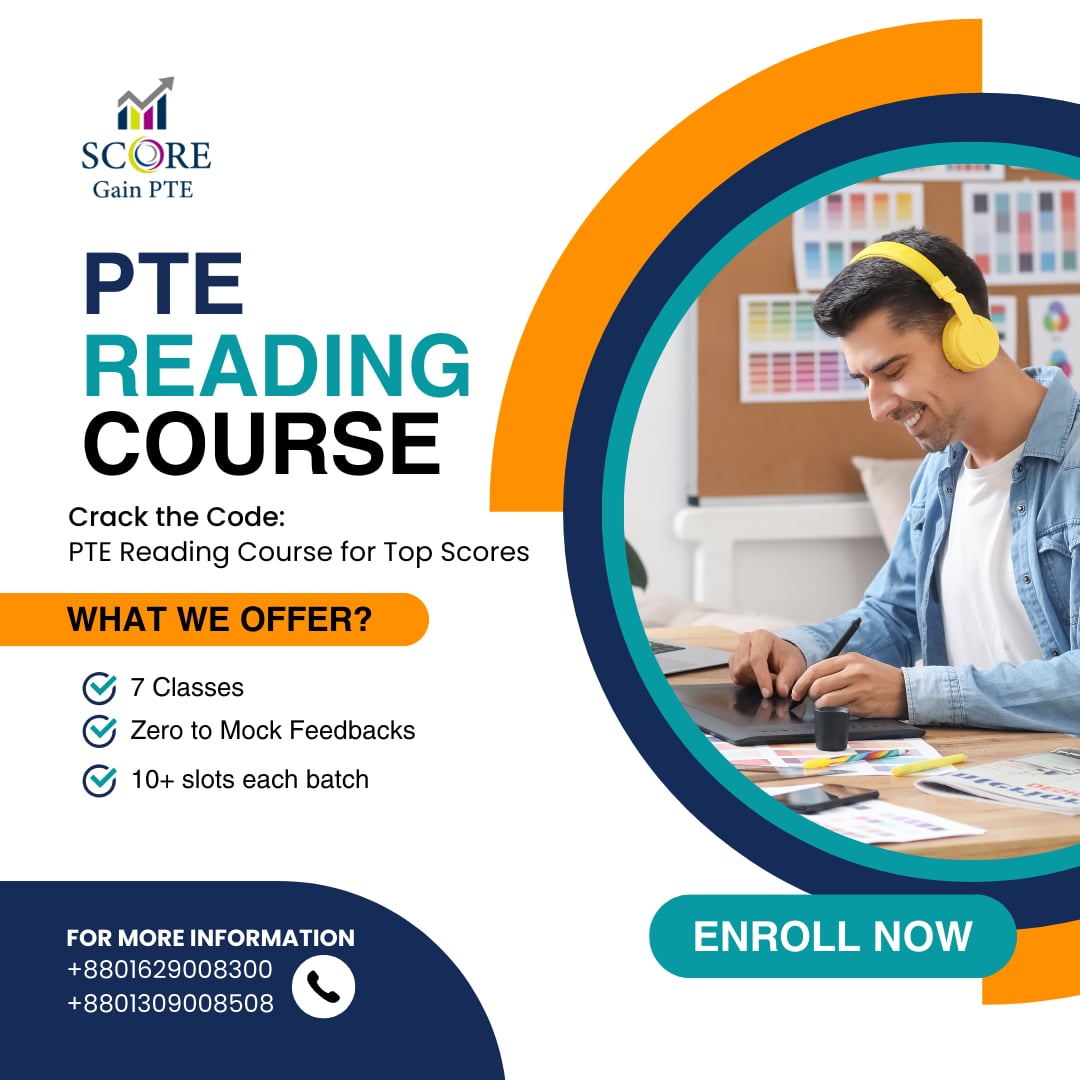 PTE Course – Scoregain PTE – Best PTE & IELTS Coaching in Bangladesh